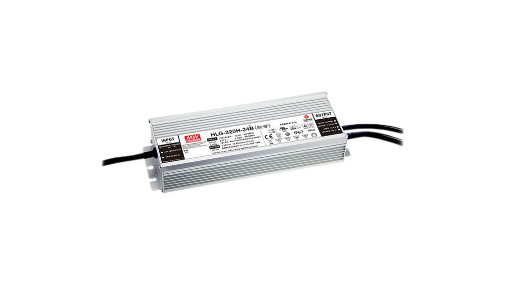 HLG-320H-36B | MEAN WELL LED Driver 300W 8.9A 18 ... 36V IP67 | Distrelec International